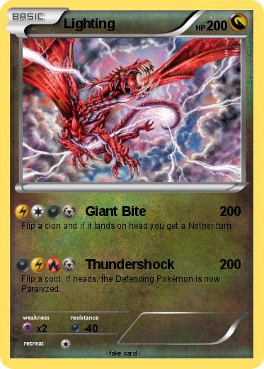 Pokémon Lighting 546 546 - Giant Bite - My Pokemon Card