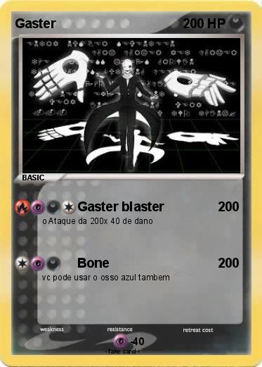 Pokémon Gaster 270 270 - Gaster blaster - My Pokemon Card