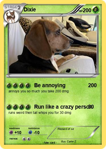 Pokémon Dixie 78 78 - Be annoying - My Pokemon Card