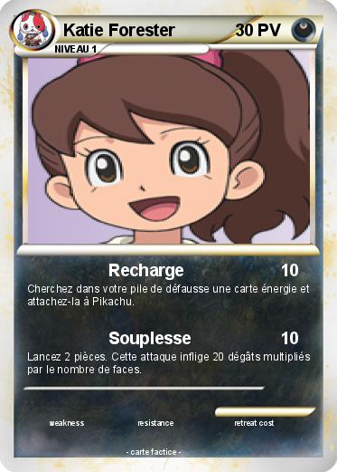 Pokémon Katie Forester - Recharge - Ma carte Pokémon
