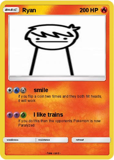 Pokémon Ryan 1362 1362 - smile - My Pokemon Card