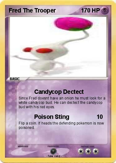 Pokémon Fred The Trooper - Candycop Dectect - My Pokemon Card