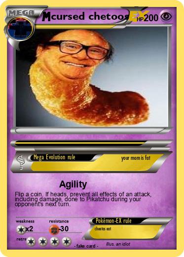 Pokémon cursed chetoos - Agility - My Pokemon Card