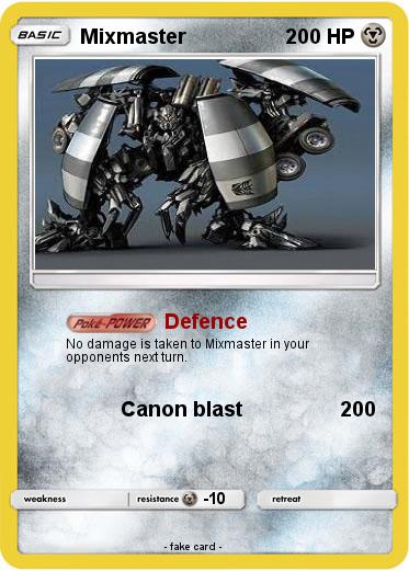 Pokémon Mixmaster 6 6 - Defence - My Pokemon Card