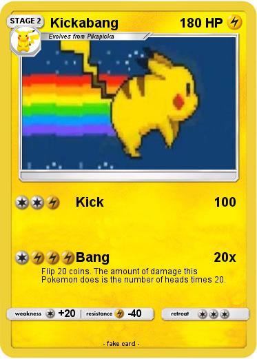 Pokémon Kickabang - Kick - My Pokemon Card