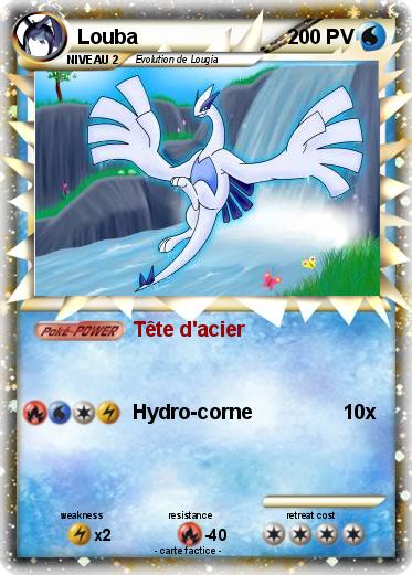 Pokémon Louba 1 1 - Tête d'acier - Ma carte Pokémon