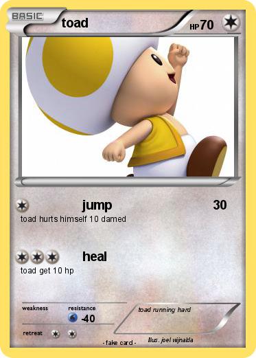 Pokémon toad 906 906 - jump - My Pokemon Card