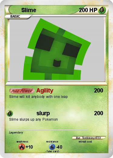 Pokémon Slime 402 402 - Agility - My Pokemon Card
