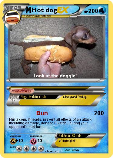 Pokémon Hot dog 479 479 - Bun - My Pokemon Card