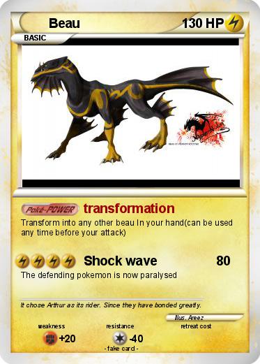 Pokémon Beau 192 192 - transformation - My Pokemon Card