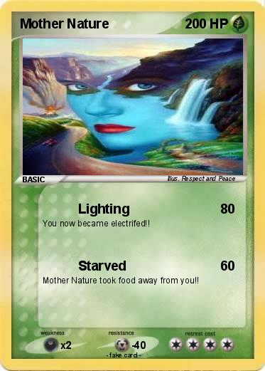 Pokémon Mother Nature 3 3 - Lighting - My Pokemon Card