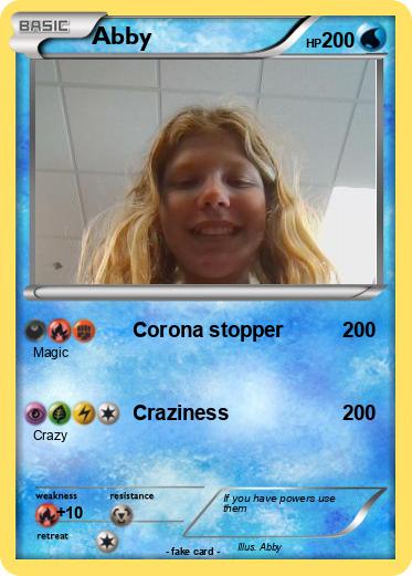 Pokémon Abby 242 242 - Corona stopper - My Pokemon Card