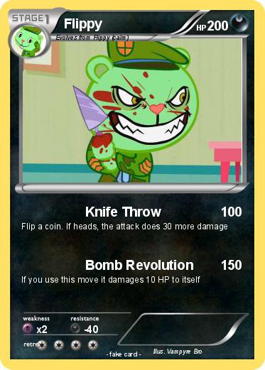 Pokémon Flippy 257 257 - Knife Throw - My Pokemon Card