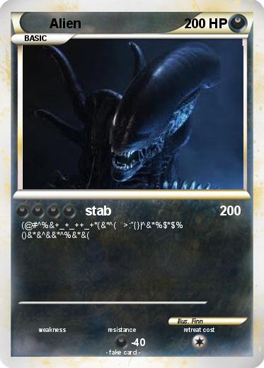 Pokémon Alien 937 937 - stab - My Pokemon Card