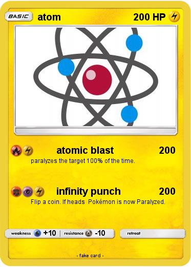 Pokémon atom 211 211 - atomic blast - My Pokemon Card