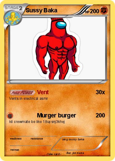 Pokémon Sussy Baka 9 9 - Vent - My Pokemon Card