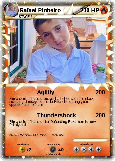 Pokémon Rafael Pinheiro - Agility - My Pokemon Card