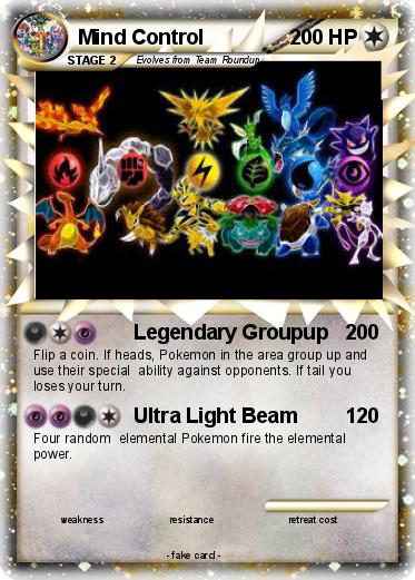 Pokémon Mind Control 4 4 - Legendary Groupup - My Pokemon Card