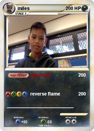 Pokémon miles 220 220 - giga slam - My Pokemon Card