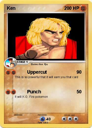 Pokémon Ken 234 234 - Uppercut - My Pokemon Card