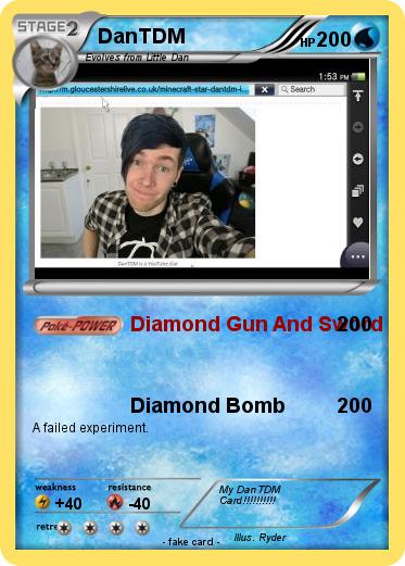 Pokémon DanTDM 1021 1021 - Diamond Gun And Sword - My Pokemon Card