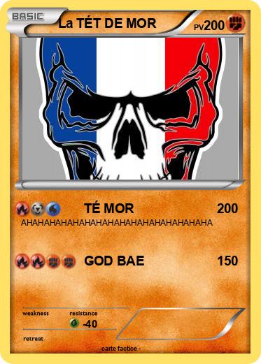 Pokémon La TET DE MOR - TÉ MOR - Ma carte Pokémon