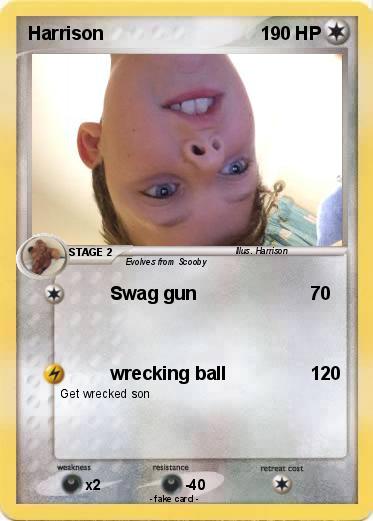 Pokémon Harrison 123 123 - Swag gun - My Pokemon Card