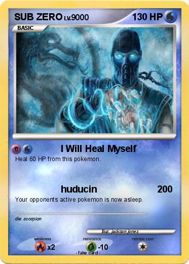 Pokémon SUB ZERO 413 413 - I Will Heal Myself - My Pokemon Card