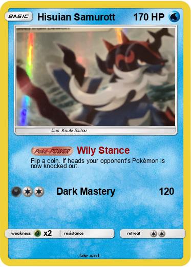 Pokémon Hisuian Samurott 2 2 - Wily Stance - My Pokemon Card