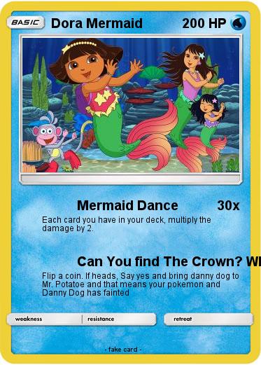 Pokémon Dora Mermaid - Mermaid Dance - My Pokemon Card