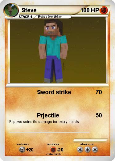 Pokémon Steve 2970 2970 - Sword strike - My Pokemon Card
