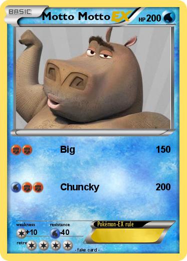 Pokémon Motto Motto 3 3 - Big - My Pokemon Card