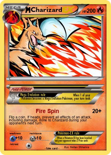 Pokémon Charizard 11532 11532 - Fire Spin - My Pokemon Card
