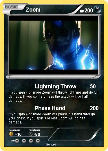 Pokémon Zoom 41 41 - Lightning Throw - My Pokemon Card