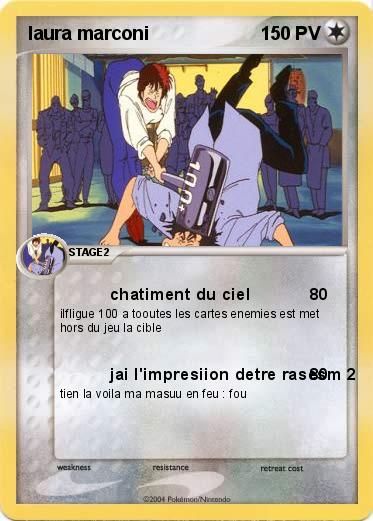 Pokémon laura marconi 2 2 - chatiment du ciel - Ma carte Pokémon