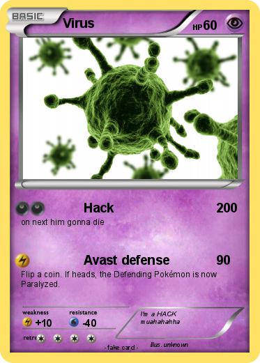 Pokémon Virus 225 225 - Hack - My Pokemon Card