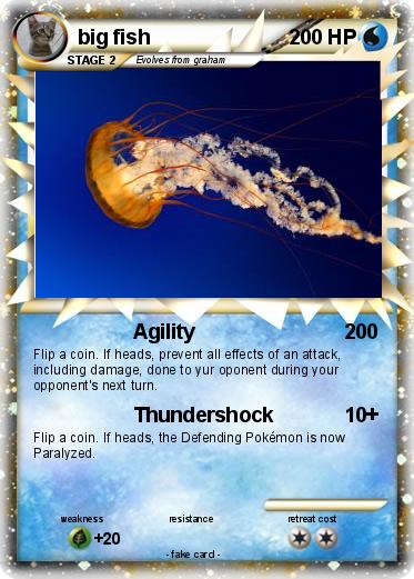 Pokémon big fish 7 7 - Agility - My Pokemon Card