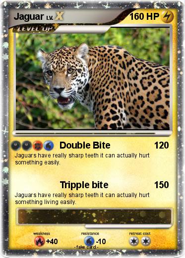Pokémon Jaguar 110 110 - Double Bite - My Pokemon Card