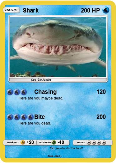 Pokémon Shark 826 826 - Chasing - My Pokemon Card