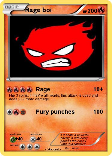 Pokémon Rage boi - Rage - My Pokemon Card