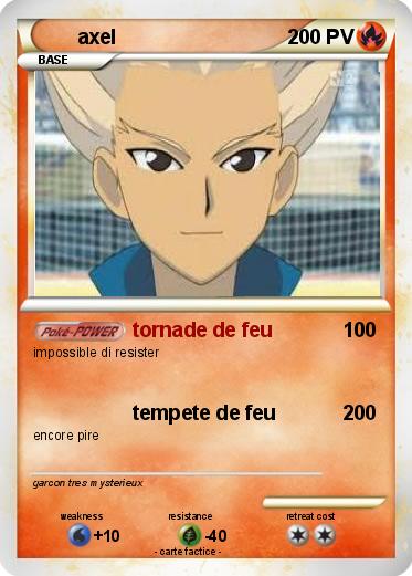 Pokémon axel 731 731 - tornade de feu - Ma carte Pokémon