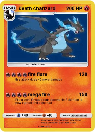 Pokémon death charizard 7 7 - fire flare - My Pokemon Card