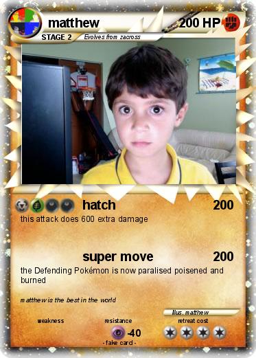 Pokémon matthew 310 310 - hatch - My Pokemon Card