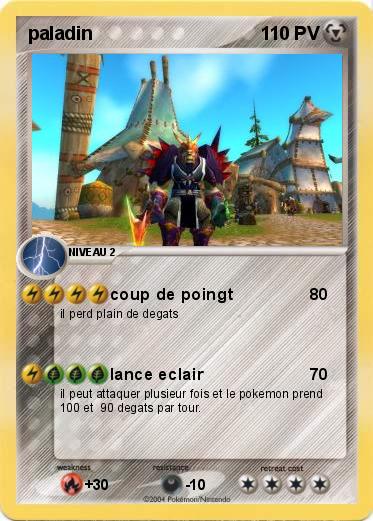 Pokémon paladin - coup de poingt - Ma carte Pokémon