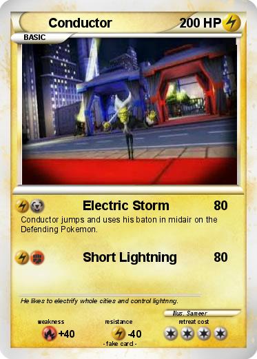 Pokémon Conductor 2 2 - Electric Storm - My Pokemon Card