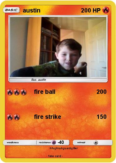 Pokémon austin 620 620 - fire ball - My Pokemon Card