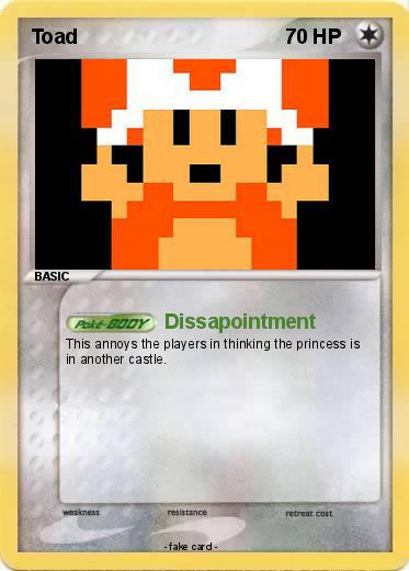 Pokémon Toad 862 862 - Dissapointment - My Pokemon Card