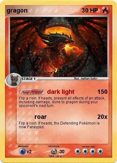 Pokémon gragon 14 14 - dark light - My Pokemon Card
