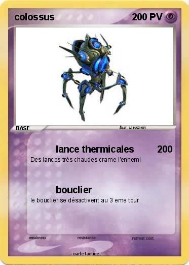 Pokémon colossus 34 34 - lance thermicales - Ma carte Pokémon