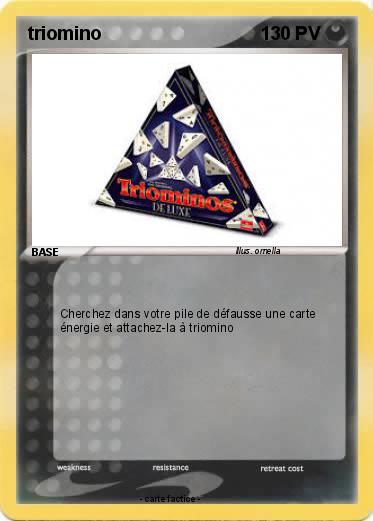 Pokémon triomino - Ma carte Pokémon